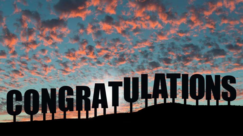 Congratulations! - Bishop Joshua